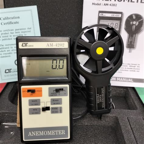 Lutron Am 4202 Vane Anemometer Temperature Wj Mandiri