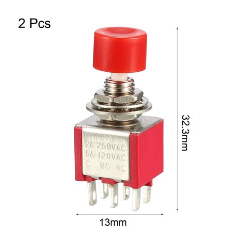 Dpdt Push Switch Non Locking