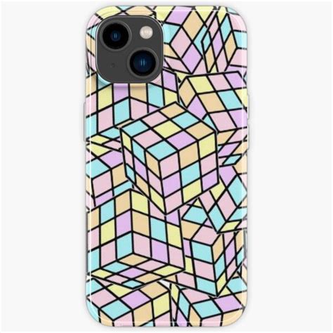 Pastel Rubix Cube Design Iphone Case For Sale By Katietherose Redbubble