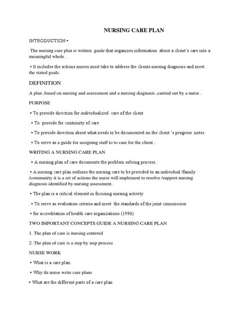 Formulation Of Ncp Download Free Pdf Nursing Evaluation