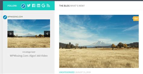Display Posts From A Specified Category In The Sidebar WP Missing