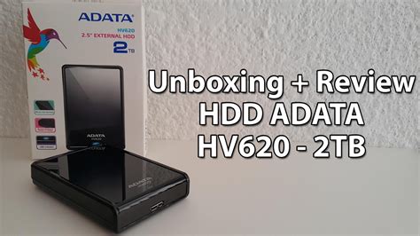 Unboxing Review Disco Duro Externo Hdd Adata Hv620 Youtube