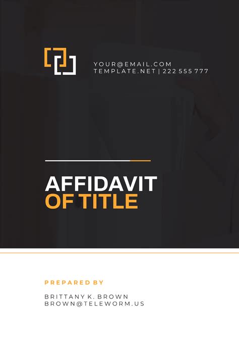 Free Illinois Affidavit Of Title Template To Edit Online