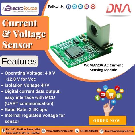 Current And Voltage Sensor Wcm3720a Ac Current Sensing Module Sensor