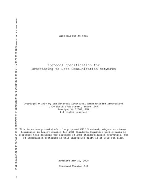 Protocol Specification For Interfacing To Data Communication Networks Pdf Osi Model