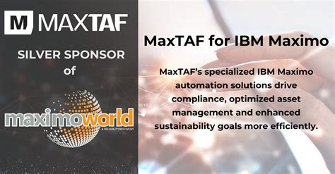 Maxtaf For Maximo On Linkedin Maximo Maximoworld24 Maxtaf Testautomation