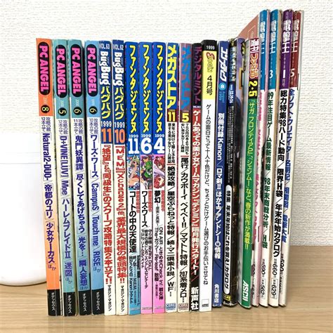 【やや傷や汚れあり】＊pcゲーム 雑誌 まとめ売り 20冊セット Pc Angel バグバグ ファンタジェンヌ メガストア デジタルミント