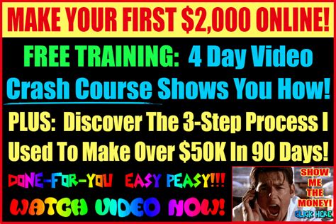 Make Your First 2000 Online