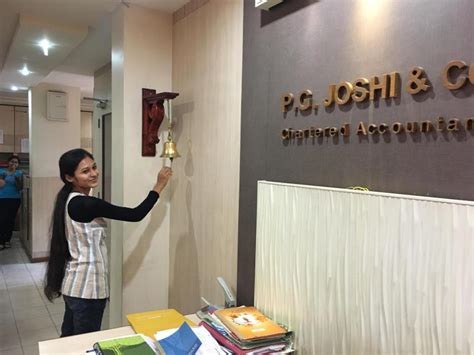 Ca Ashutosh Joshi On Linkedin Bell In Office A New Initiative Is Implemented By Pranav