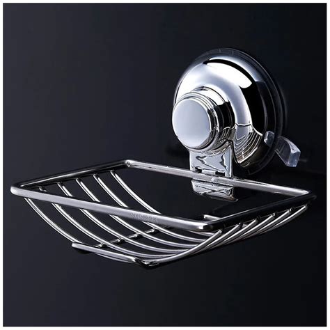 Stainless Steel Soap Dishes Suction Cup Hook Holder Soap Bath In Soap