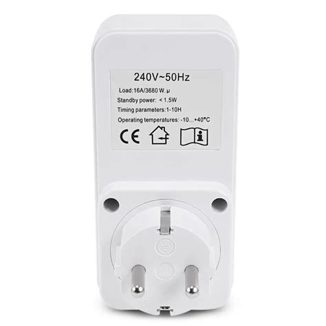 Smart Control Countdown Timer Switch Plug In Socket Auto Shut Off Outlet In Electrical Plug From