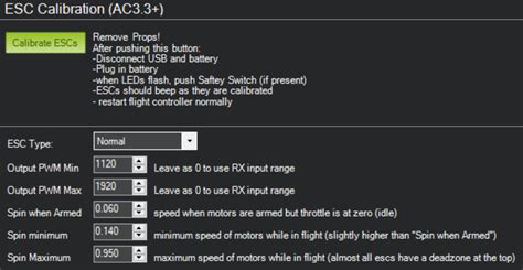 tuning and autotuning mot pwm min and mot pwm max copter 4 5 ardupilot