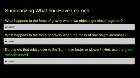 Gravity And Orbits Phet Simulation Lab By Mr Seiwerts Science Resources