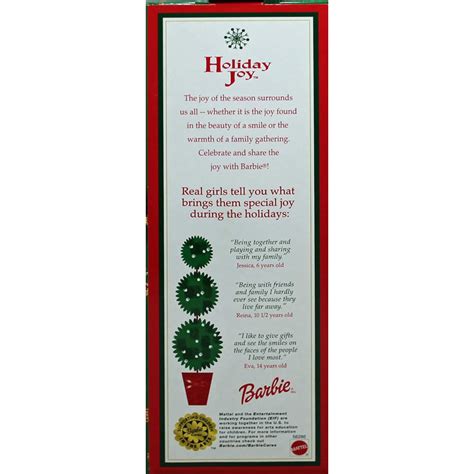 Holiday Joy Barbie Doll 56286 Barbiepedia