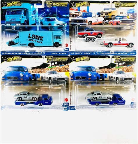 Hot Wheels 2024 Team Transport Factory Sealed Case C Sc Diecast And