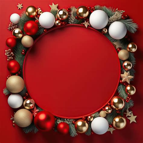 Premium Ai Image Illustration Of Christmas Background Ai Generated