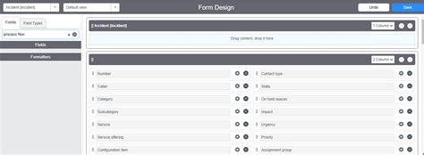 Why Process Flow Formatter Is Not Appear On My For Servicenow