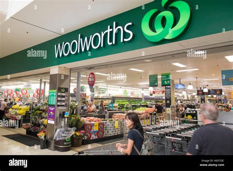 Woolworths Supermarket Grocery Store In North Sydney Australia Stock Photo Alamy