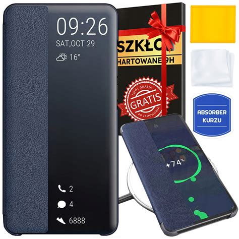 Etui SMART VIEW LEATHER do Samsung Galaxy S FE G SKÓRA Case SZKŁO