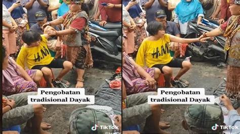 Viral Pengobatan Suku Dayak Sosok Wanita Sakti Ini Banyak Dicari