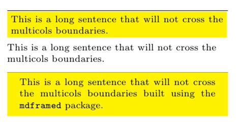 Color Colorbox Inside Multicols TeX LaTeX Stack Exchange