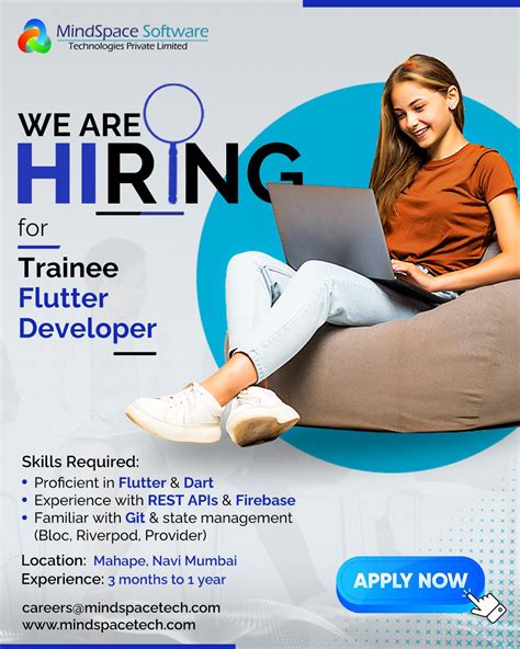 Flutterdeveloper Mobileapps Dart Techjobs Hiring Developerjobs