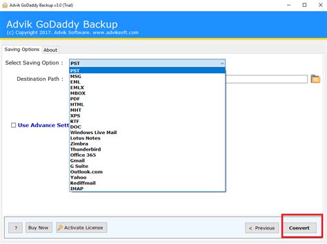 How To Backup Godaddy Email To Hard Drive Safely