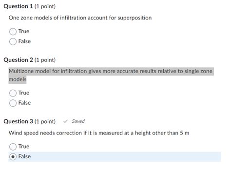 Solved One Zone Models Of Infiltration Account For