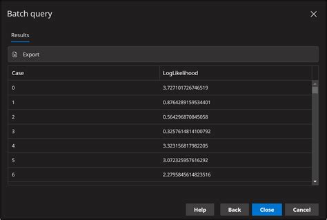 log likelihood bayes server