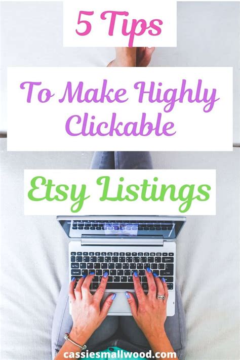 5 Tips To Make More Sales On Etsy Cassie Smallwood