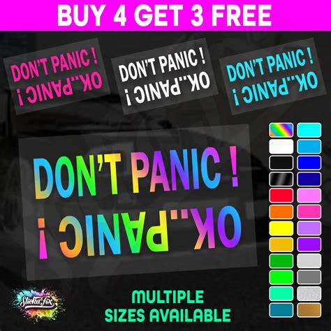 Dont Panic Ok Panic Stickafix