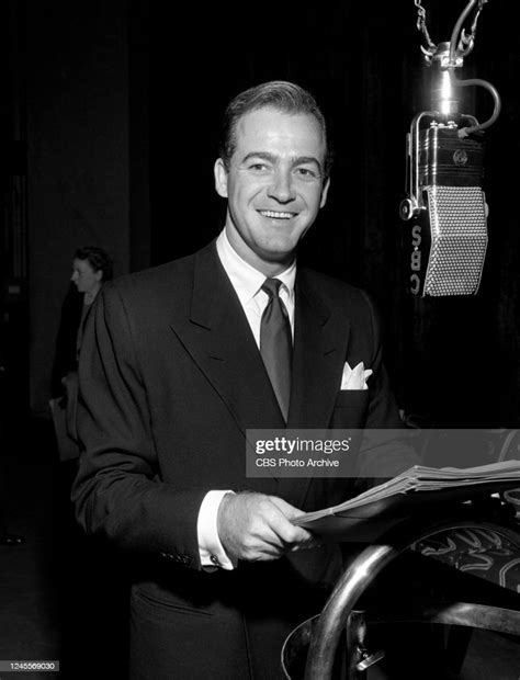 Pictured Is Actor Mark Stevens For Lux Radio Theatre October 18