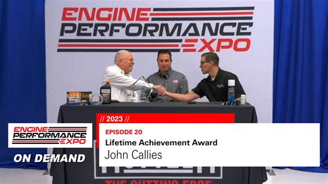 Lifetime Achievement Award Presentation John Callies
