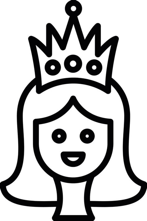 Princess Vector Icon 14695394 Vector Art At Vecteezy