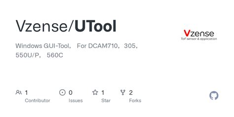 Github Vzense Utool Windows Gui Tool For Dcam U P C