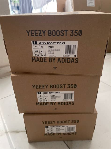 Yezzy boost Box only, Luxury, Sneakers & Footwear on Carousell