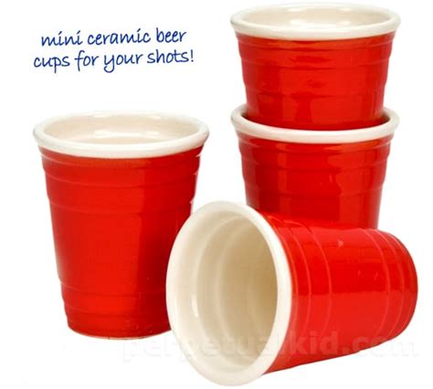 Red Cup Shot Glasses