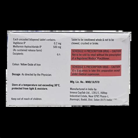 Vogliboz M 2mg Tablet 10s Price Uses Side Effects And Substitutes Medkart