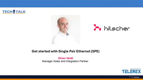 Get Started With Single Pair Ethernet Spe Hilscher Gesellschaft Für Systemautomation Mbh