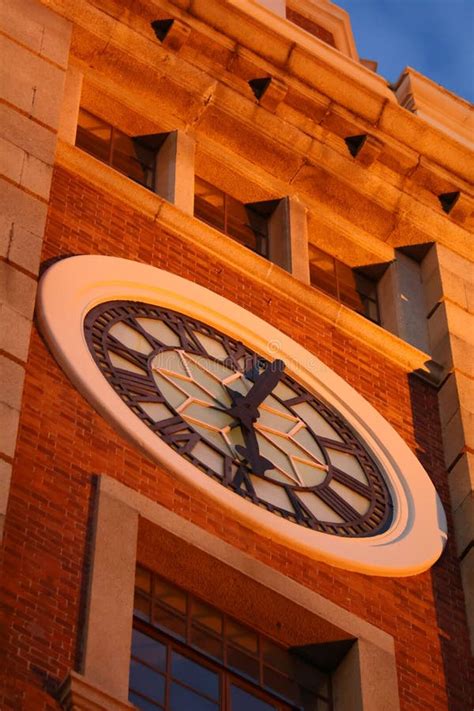 Closeup Shot Of The Clock On The Former Kowloon Canton Railway Clock