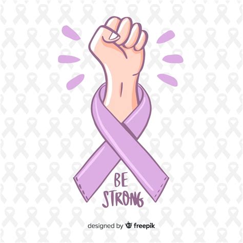 Fondo del día mundial contra el cáncer Vector Premium