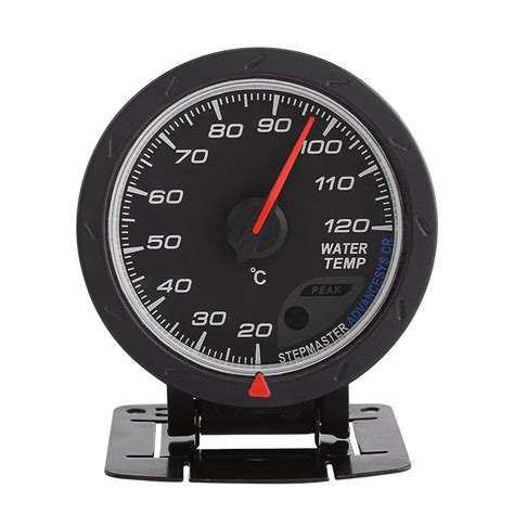 Cocoarm Jauge de température de l eau universelle 12 V avec coque noire