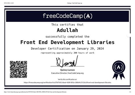 Abd Ullah On Linkedin Webdevelopment Frontenddevelopment React Jquery Certification