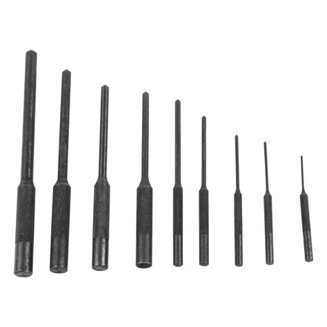 Wheeler Roll Pin Punch Set 9 Piece Set Big Tex Ordnance
