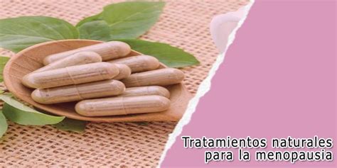 Tratamientos Naturales Para La Menopausia Actualizado 2025