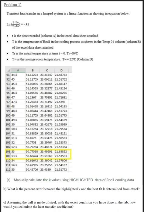 Solved Use Excel To Solve The Following Problem A Manually Chegg