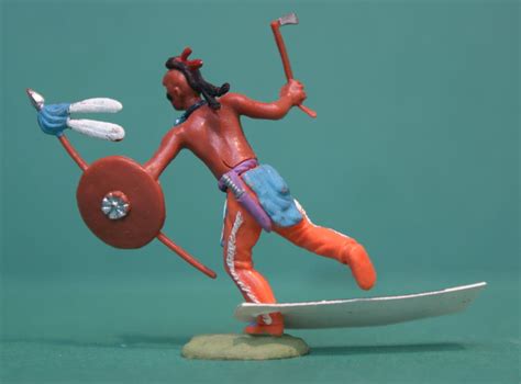 Britains Swoppet Indian Brave With Tomahawk Shop Tag Herald Toys
