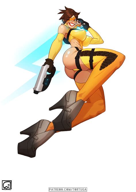 Overwatch Tracer By Tortuga Hentai Foundry