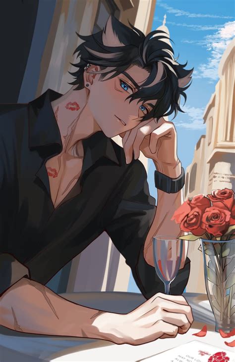 Wriothesley Genshin Impact Drawn By Merururuu Danbooru