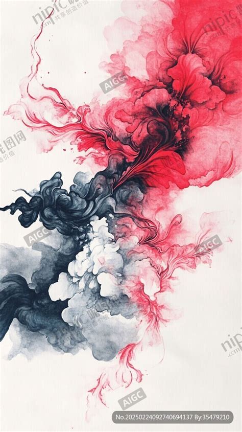 Ai创作图印刷水墨渲染晕染蜡染 水墨晕染酒红色炫彩 暖色调墨韵唯美红色 水墨晕染画 水彩墨韵渲染 五颜六色墨韵晕染 水墨渲染晕染蜡染印刷 灵动的墨水 水墨晕染绘画 创意泼墨画 水墨晕染插画